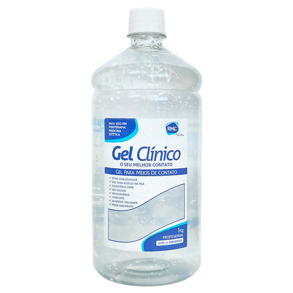 Gel Condutor Incolor – Sem Álcool – Frasco 1kg – RMC